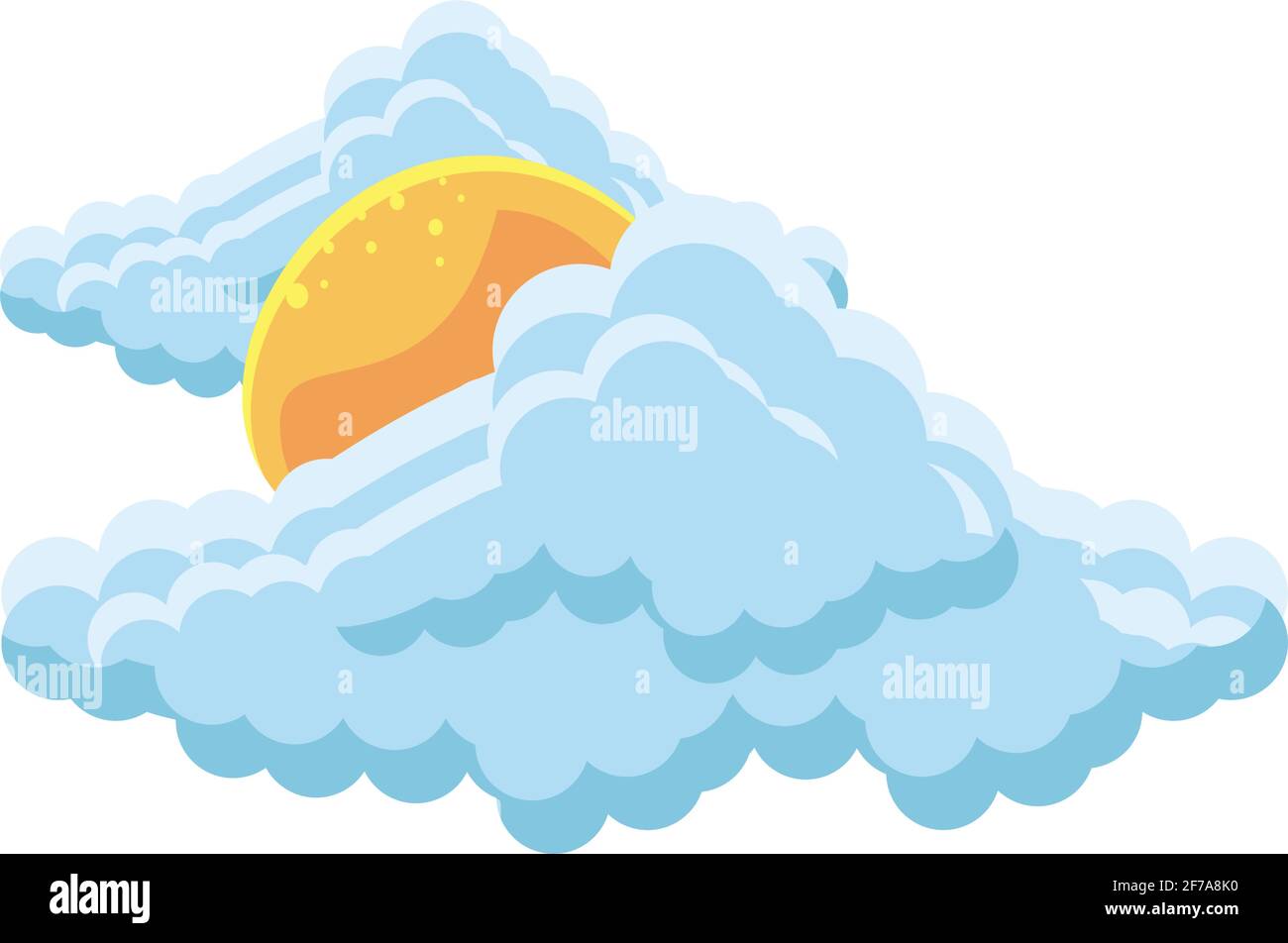 sun clouds weather Stock Vector Image & Art - Alamy