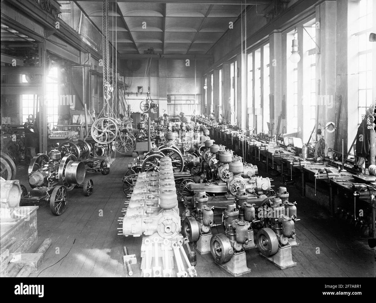 Bolinders Mechanical Workshop AB. The locomotive workshop Stock Photo ...