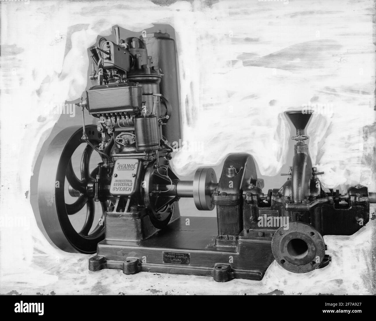 Turbine "Avange" Augustendal, Stockholm Stock Photo - Alamy