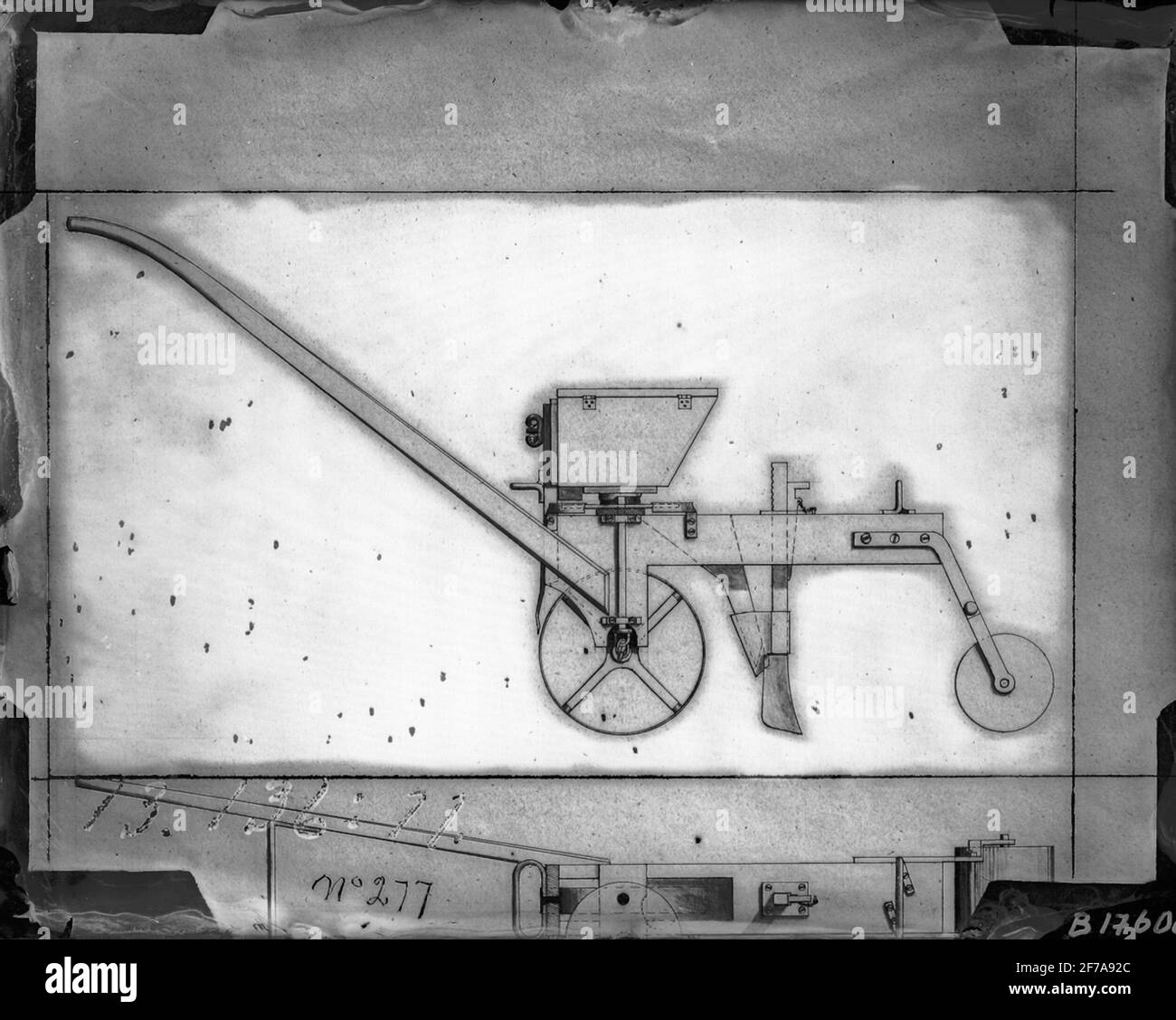 Agricultural machinery work in Black and White Stock Photos & Images ...