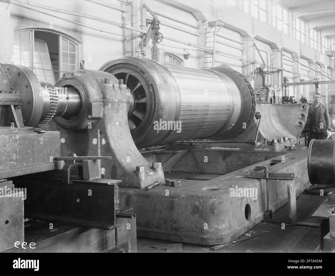 Power generator rotor Black and White Stock Photos & Images - Alamy