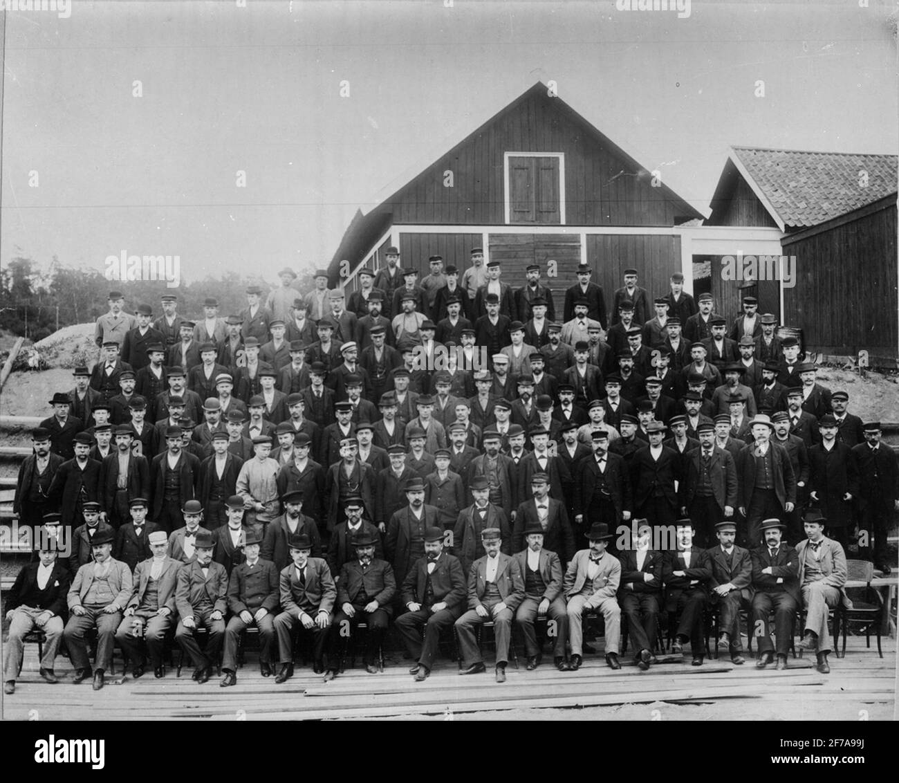 Steam turbine workers and officials Stock Photo - Alamy