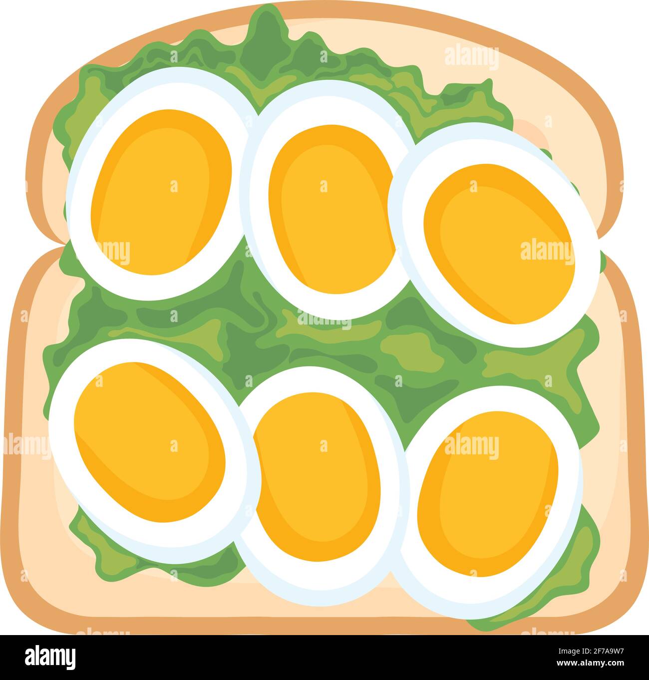 Eggs and avocado toast Cut Out Stock Images & Pictures - Alamy