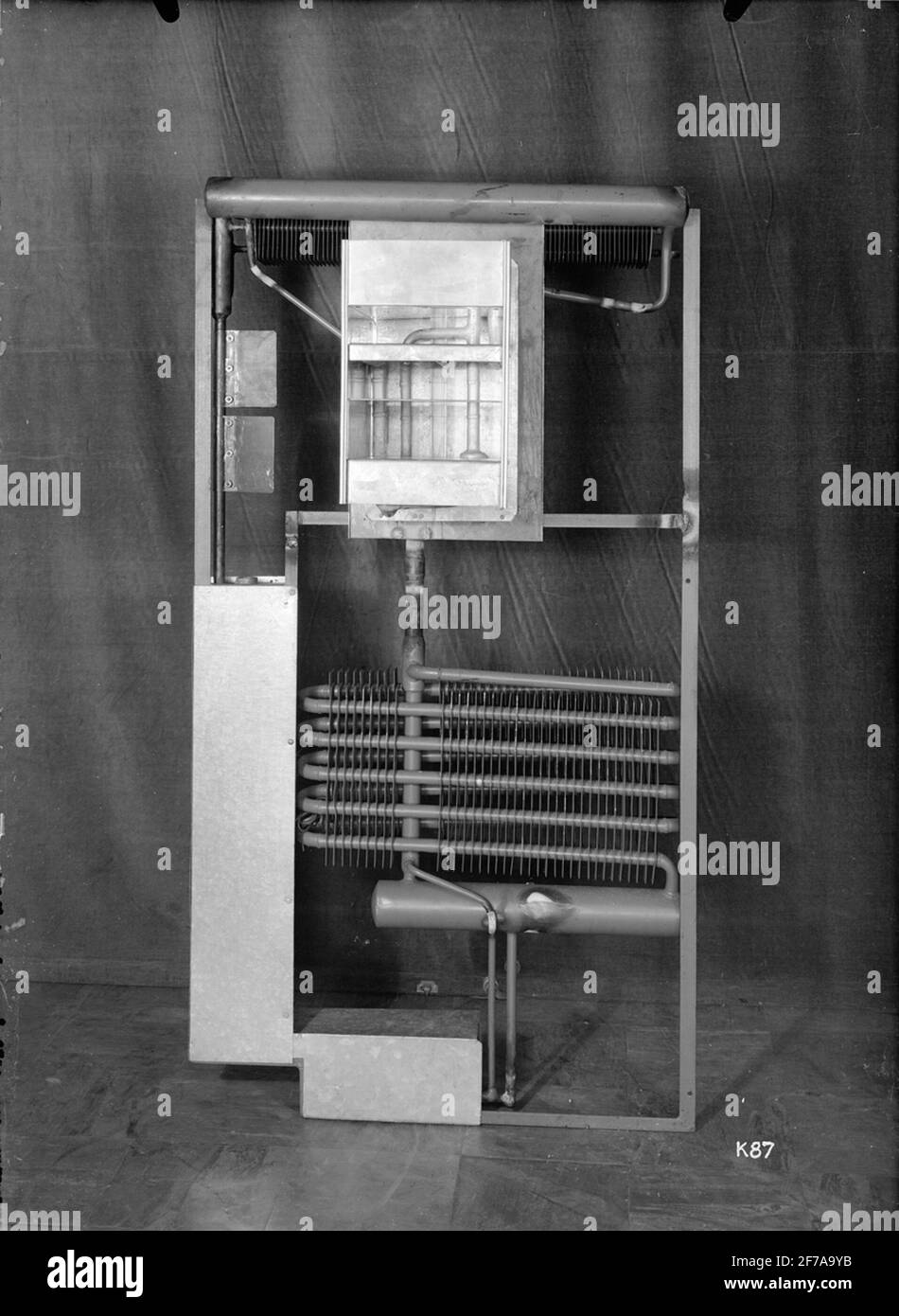 Industrial cooling unit Black and White Stock Photos & Images - Alamy