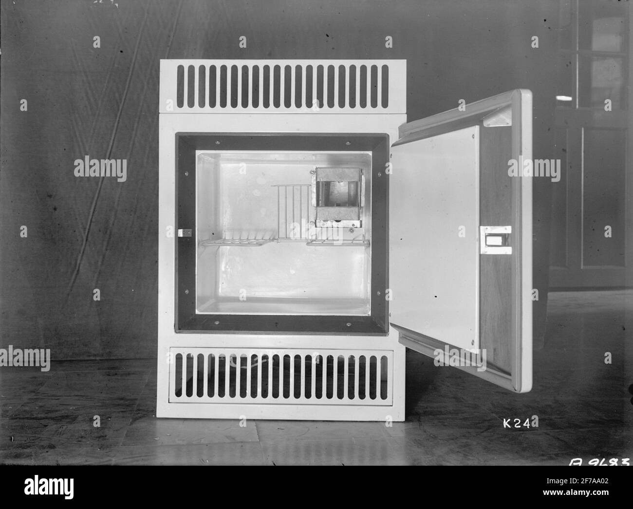 M 110 refrigerator, with open door Stock Photo - Alamy