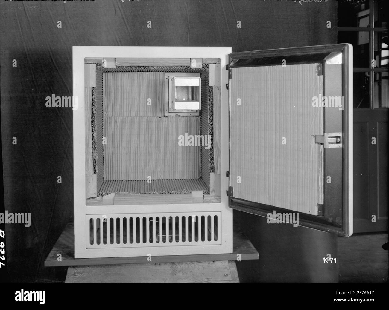 Industrial refrigerator Black and White Stock Photos & Images - Alamy