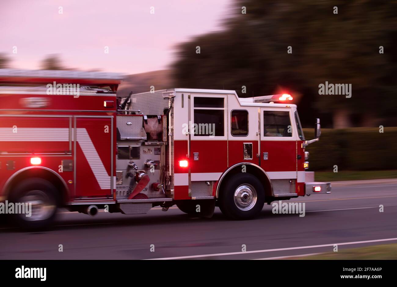 Fire truck races emergency hi-res stock photography and images - Alamy