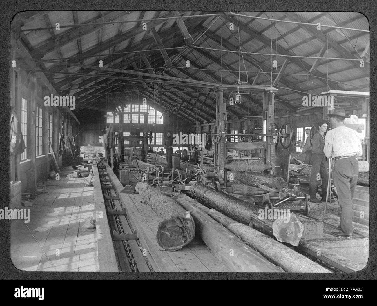 Mora steam saw. Interior of the saw Stock Photo - Alamy