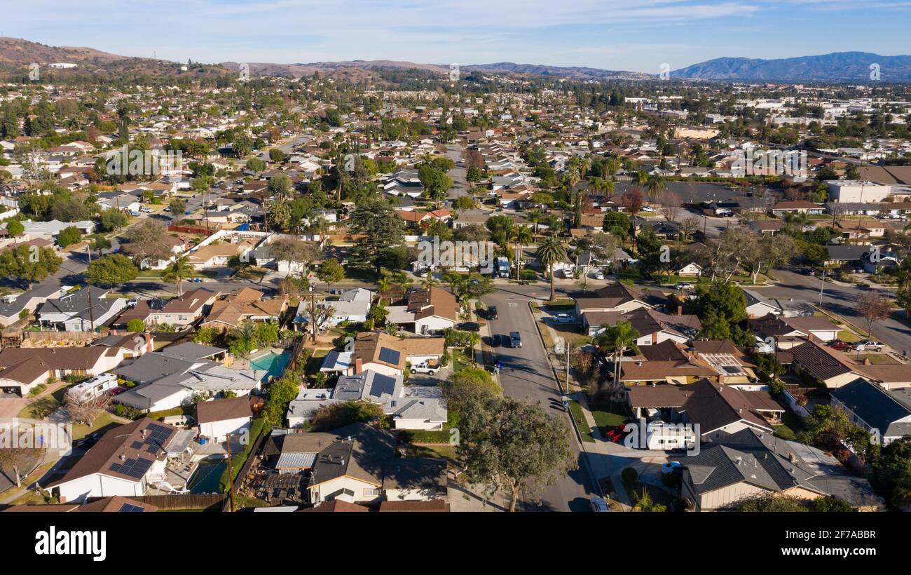 Aerial orange county california hi-res stock photography and images - Alamy
