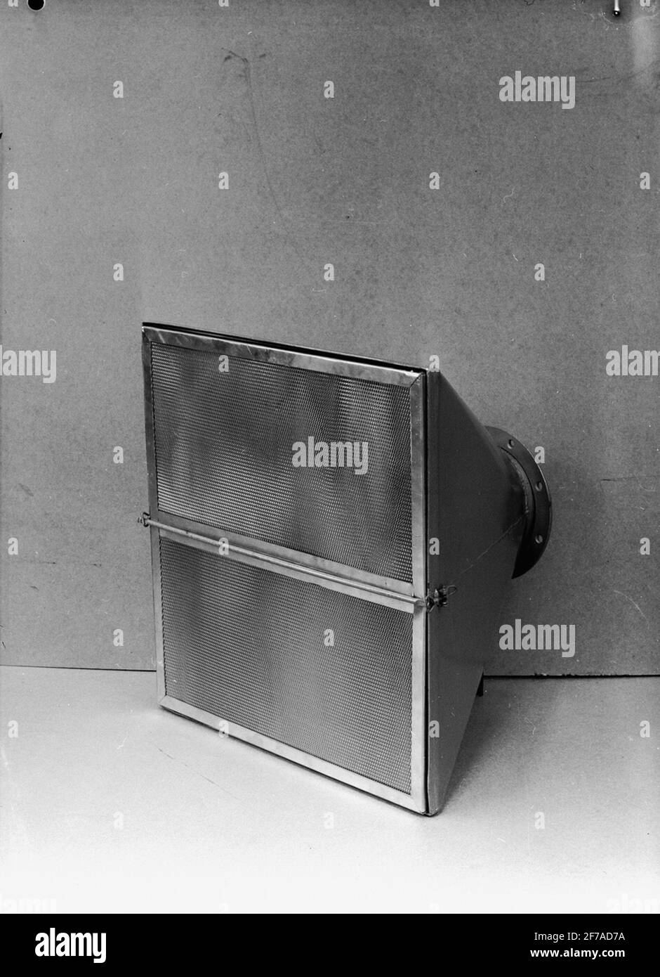 Industrial air conditioning fan blades Black and White Stock Photos ...