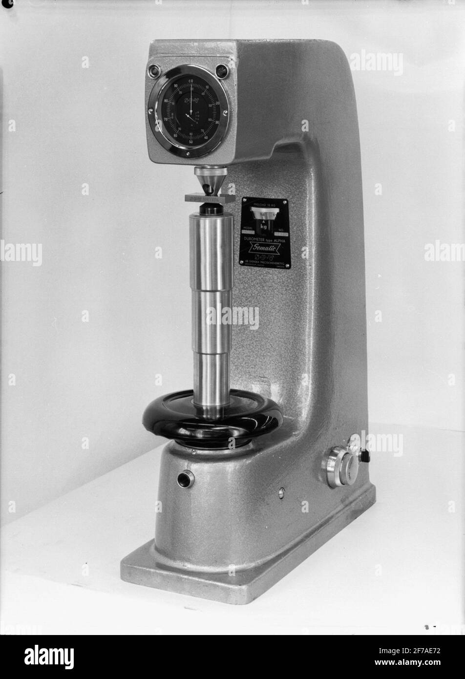 Durometer Black and White Stock Photos & Images - Alamy