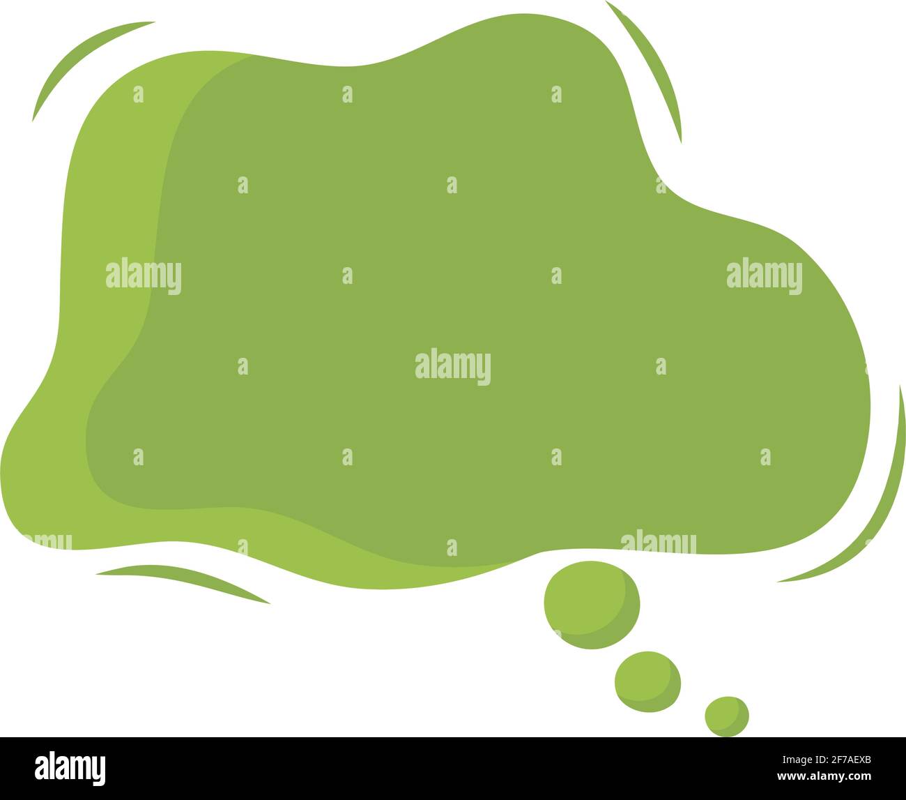 green thought speech bubble design Stock Vector Image & Art - Alamy