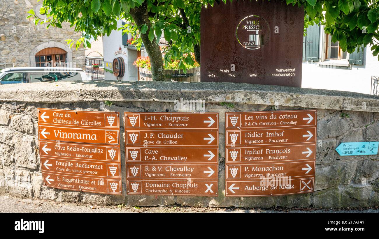 Rivaz village hi-res stock photography and images - Alamy