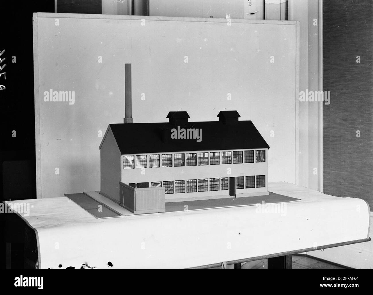Model. Factory building Stock Photo - Alamy