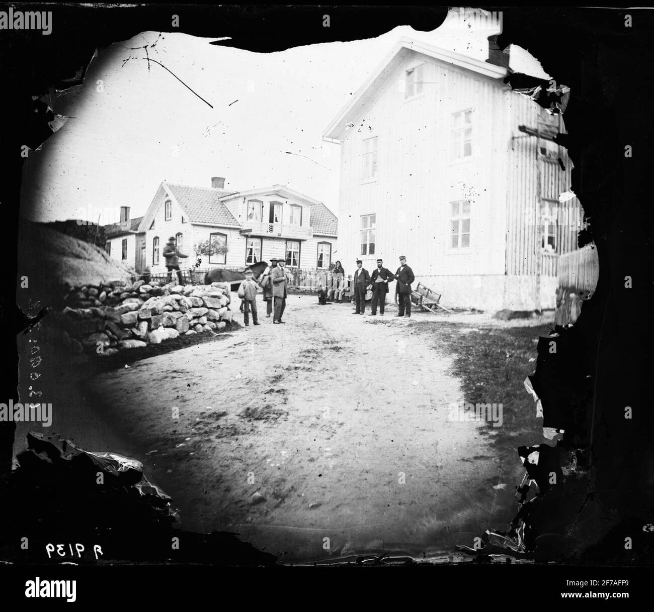 Outside the farm Black and White Stock Photos & Images - Alamy