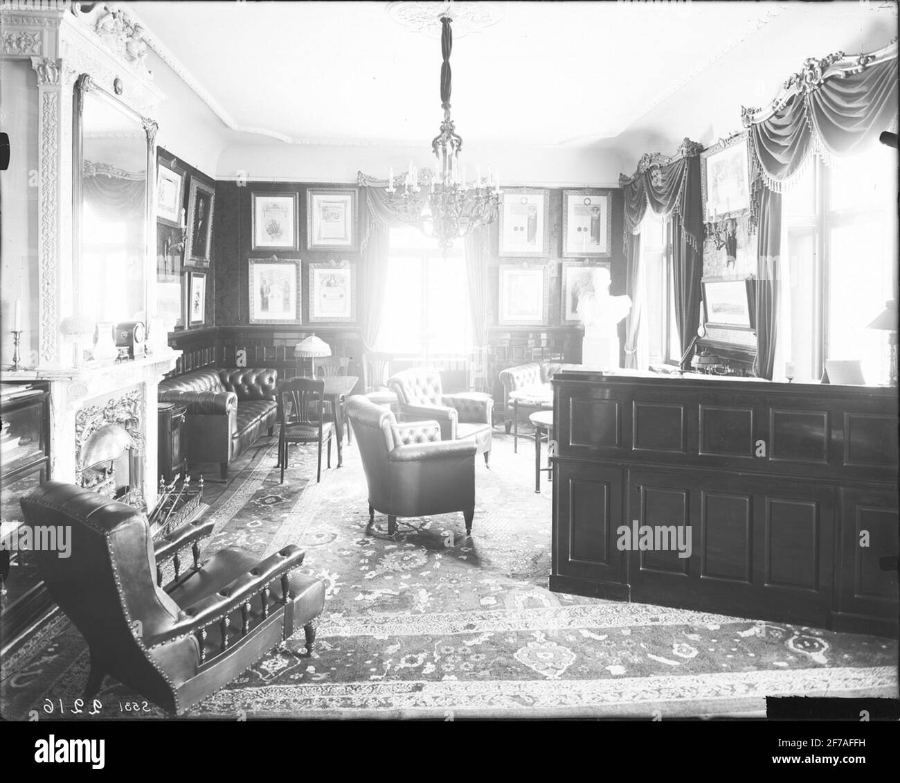 Interior, chief room Stock Photo - Alamy