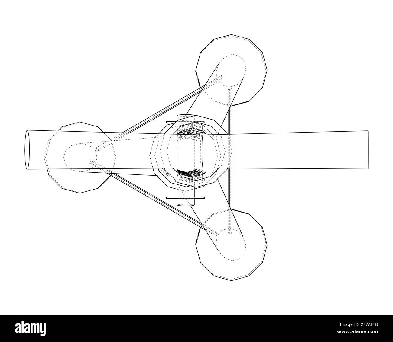 Axle stand isolated. Vector Stock Vector Image & Art - Alamy