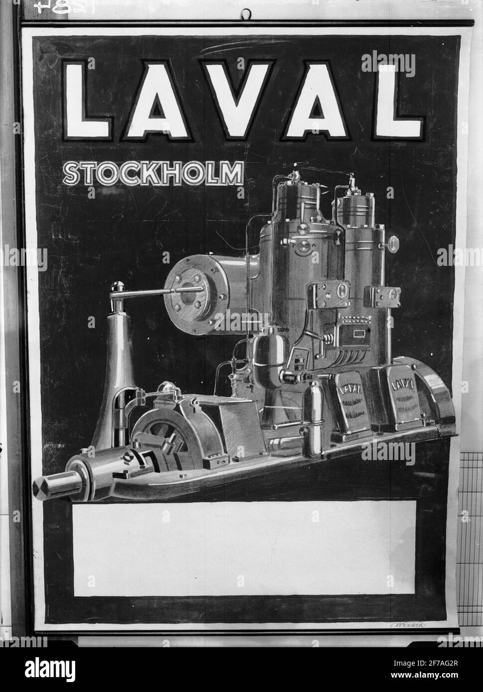 Procedure plate for crude oil engine Stock Photo - Alamy