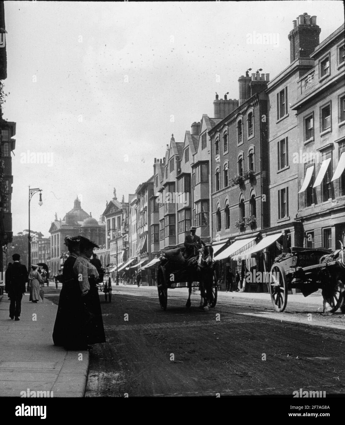 View from west towards Black and White Stock Photos & Images - Alamy