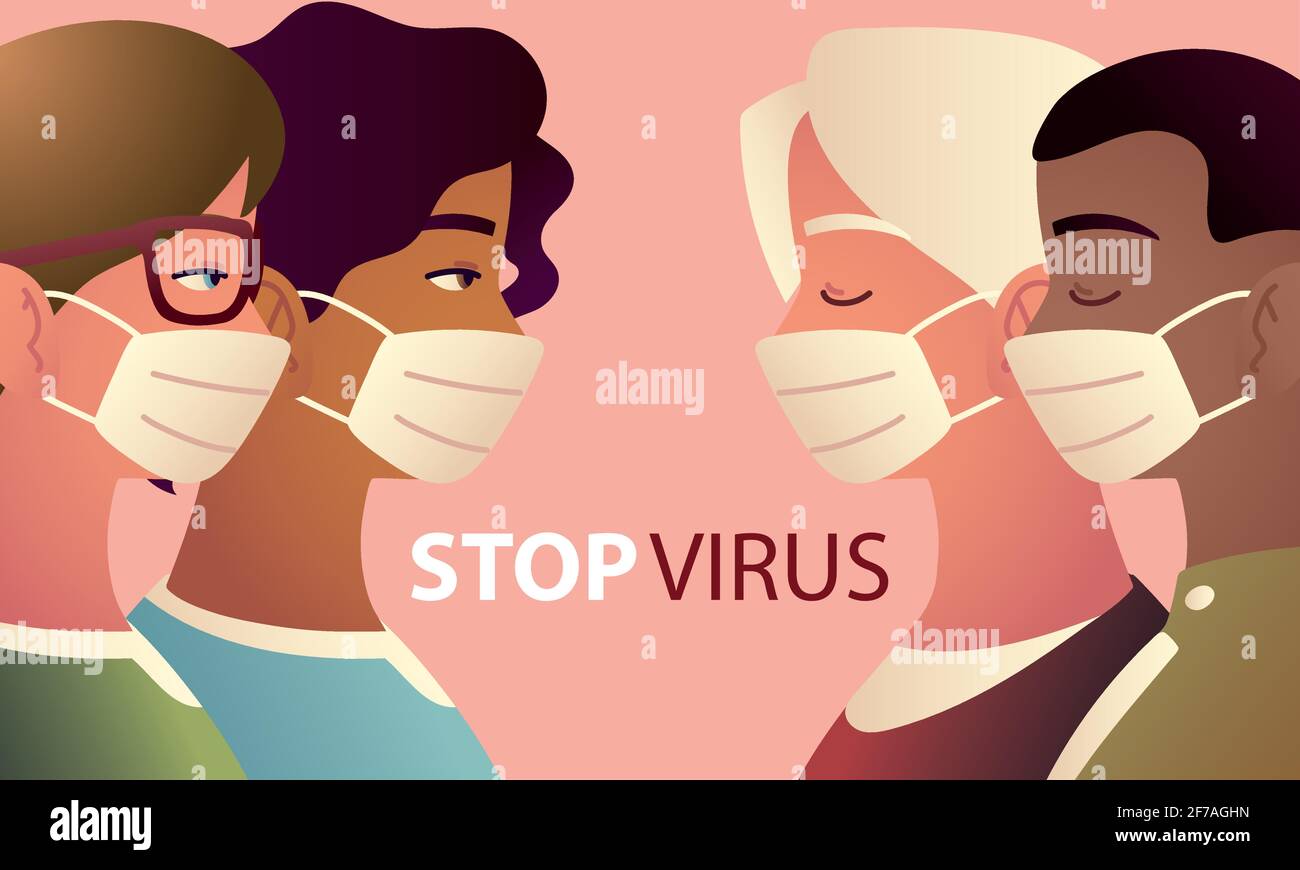people stop virus Stock Vector Image & Art - Alamy