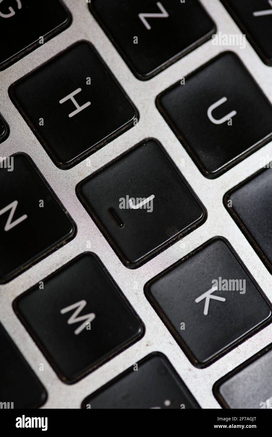 Keyboard letters close up background modern digital high quality big ...