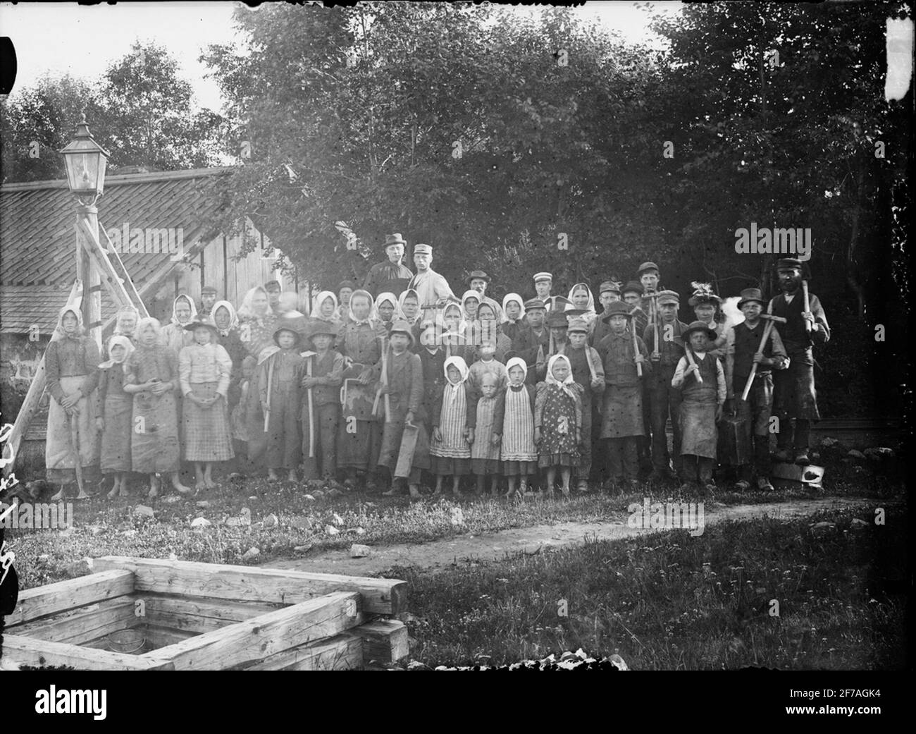Workers at strip mine Stock Photo - Alamy