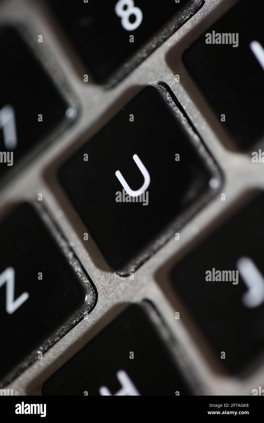 Keyboard letters close up background modern digital high quality big ...