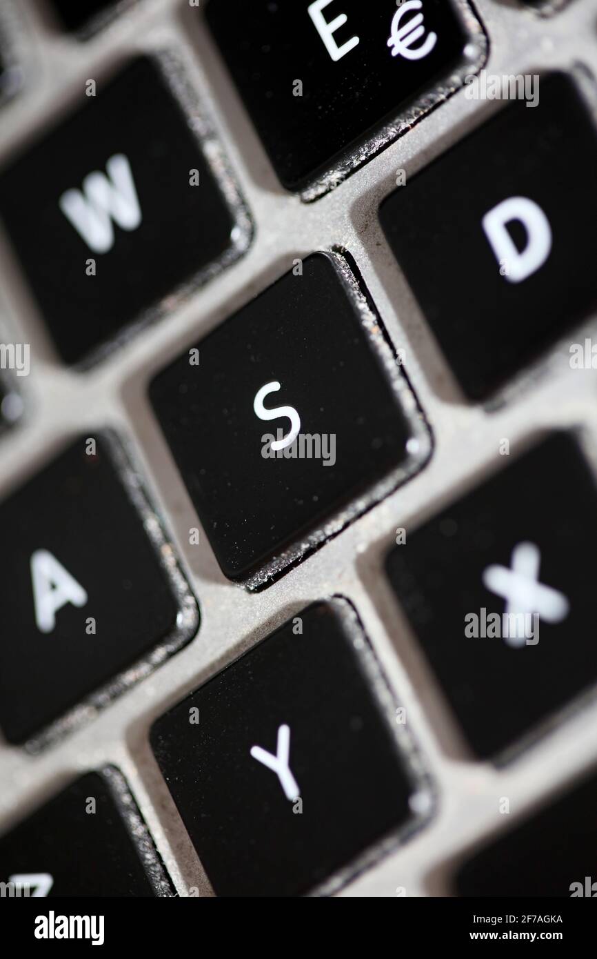 Keyboard letters close up background modern digital high quality big ...