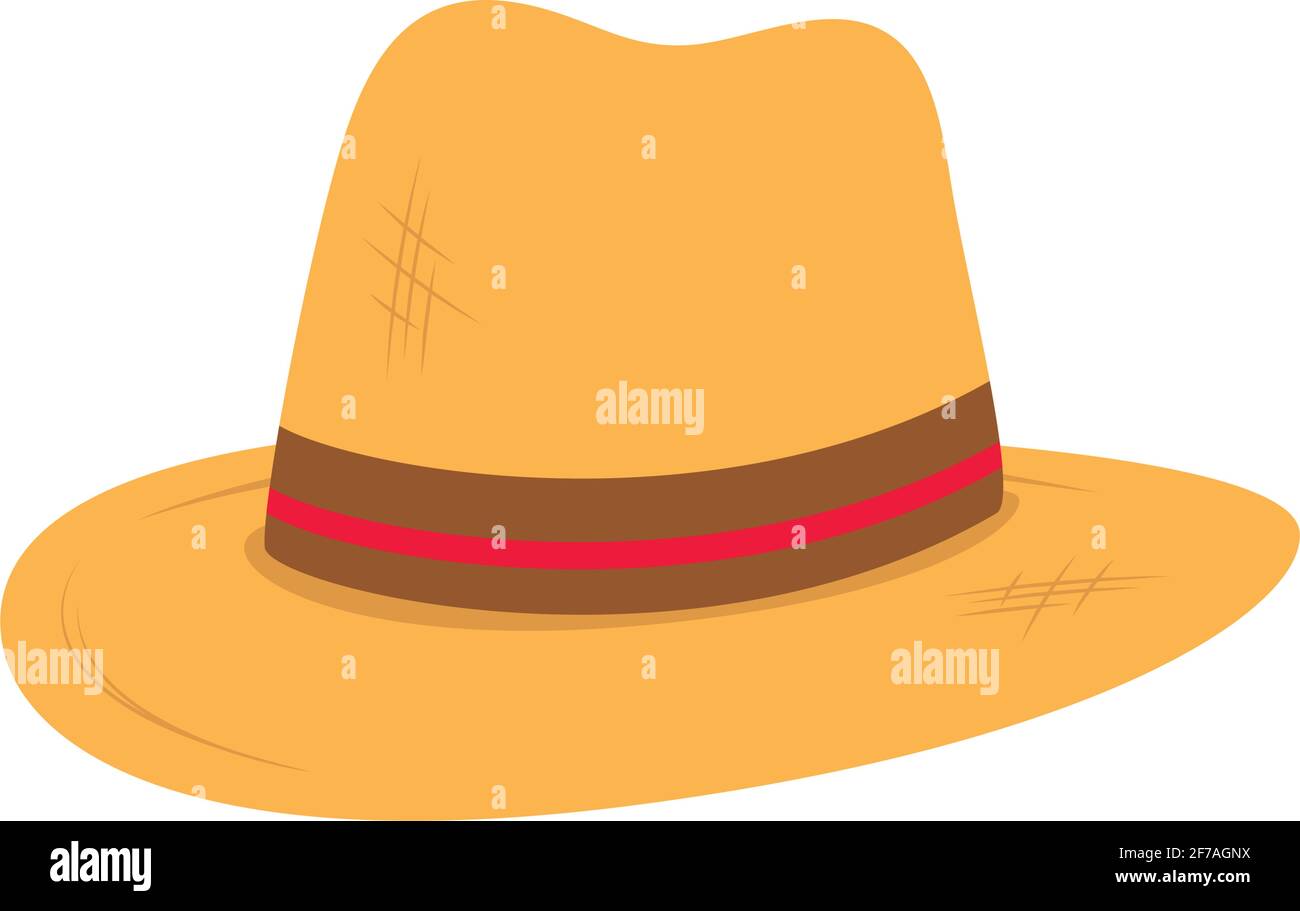 travel hat on white background Stock Vector Image & Art - Alamy