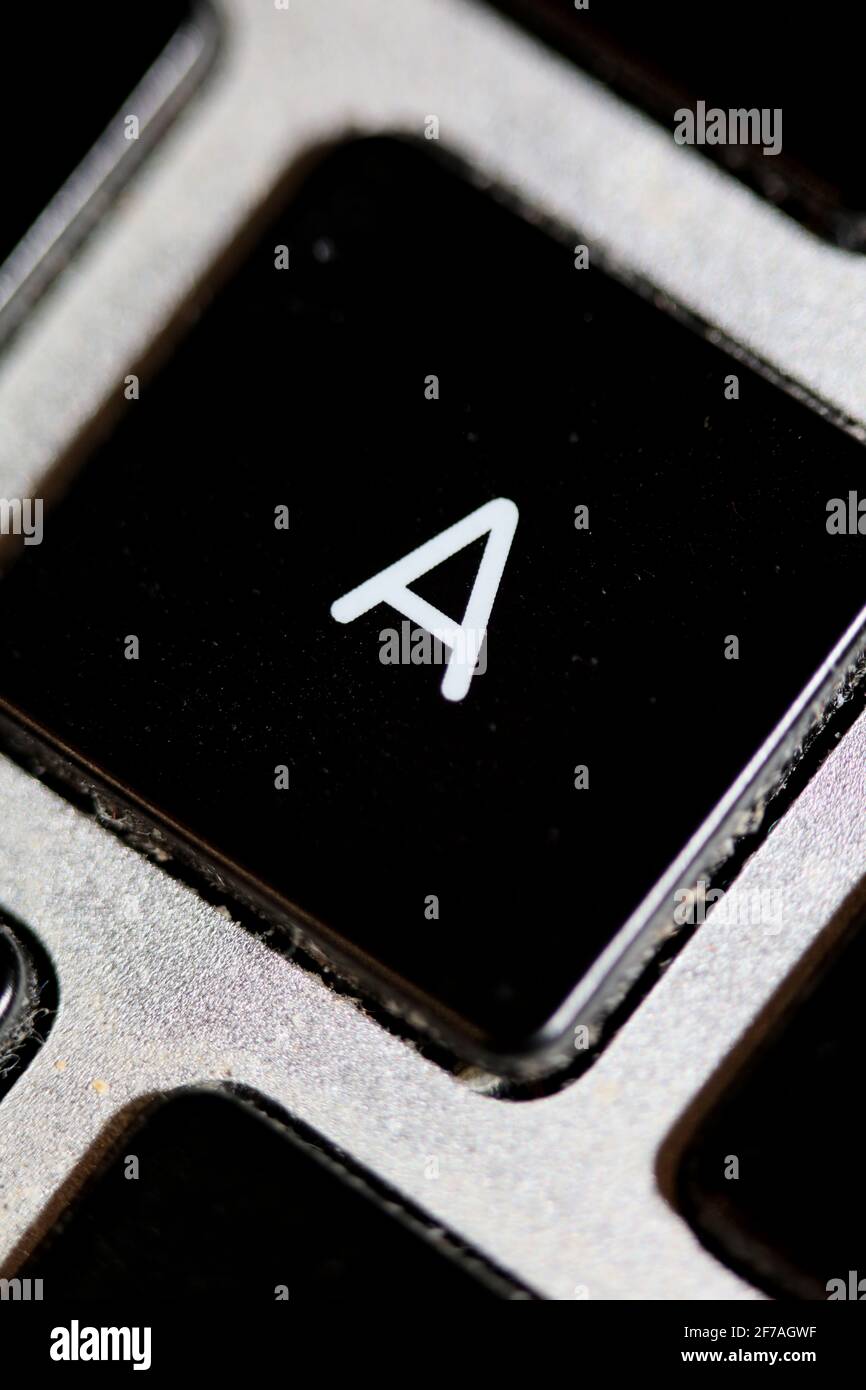 Keyboard letters close up background modern digital high quality big ...