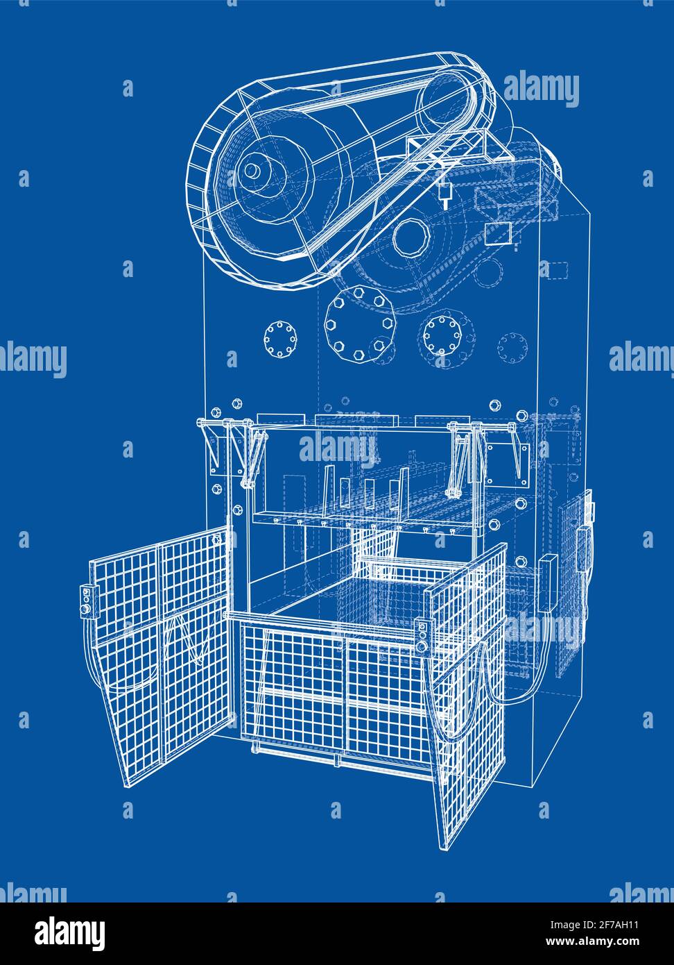 Powerful Press. Vector Stock Vector Image & Art - Alamy