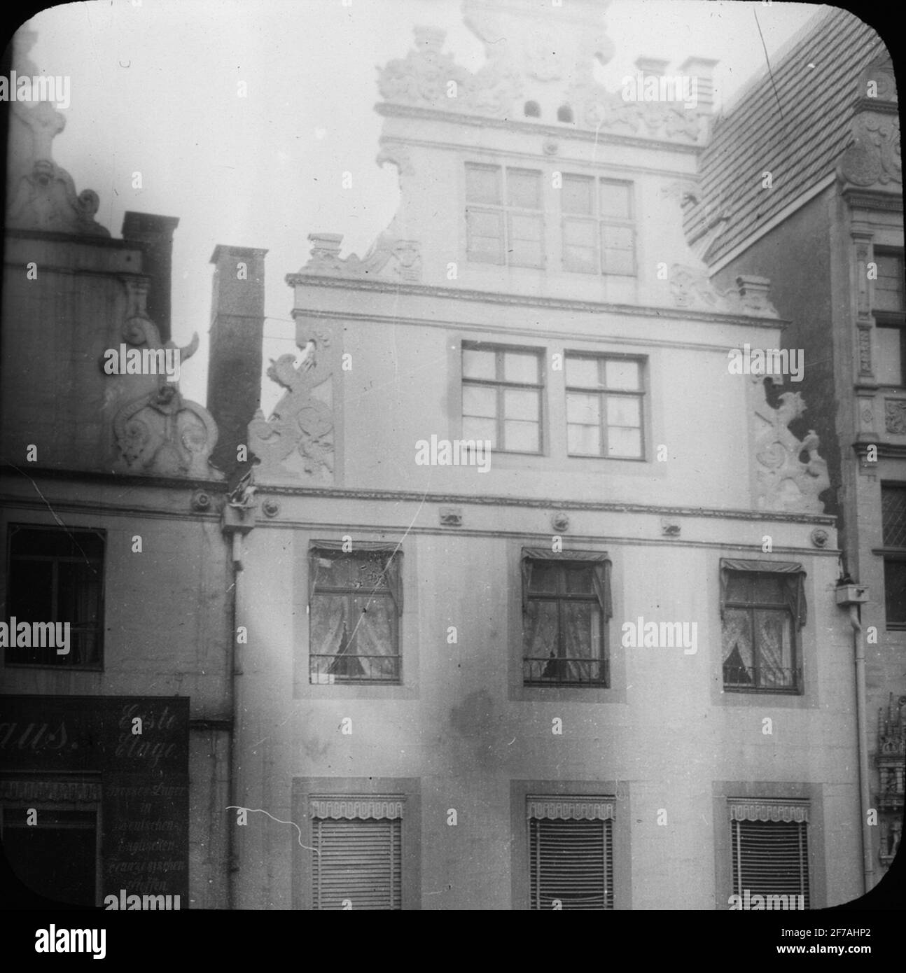 Skioptic image with motifs from Rhens.The image has been stored in ...