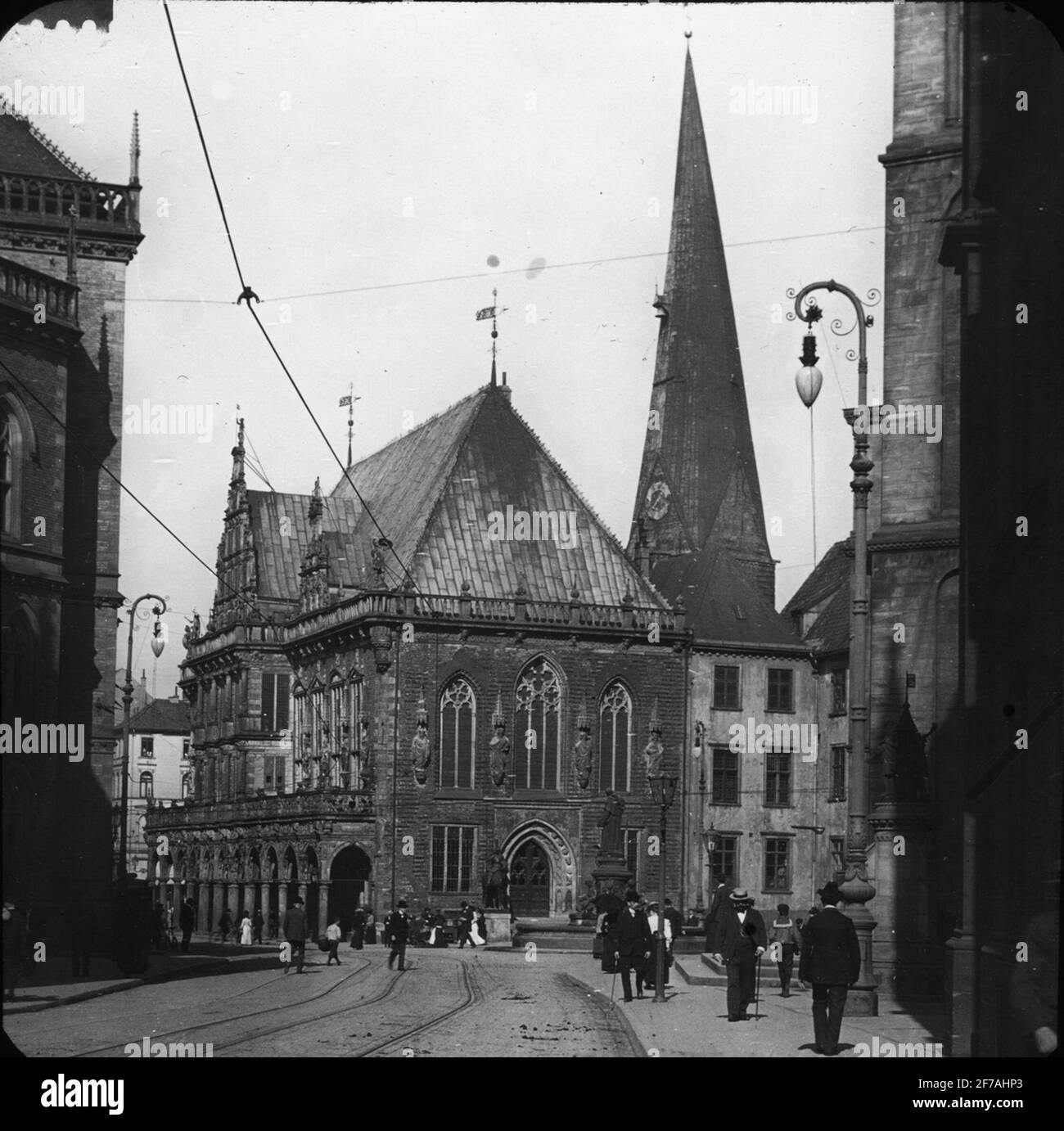 Skioptic image with motifs from Rhens.The image has been stored in ...