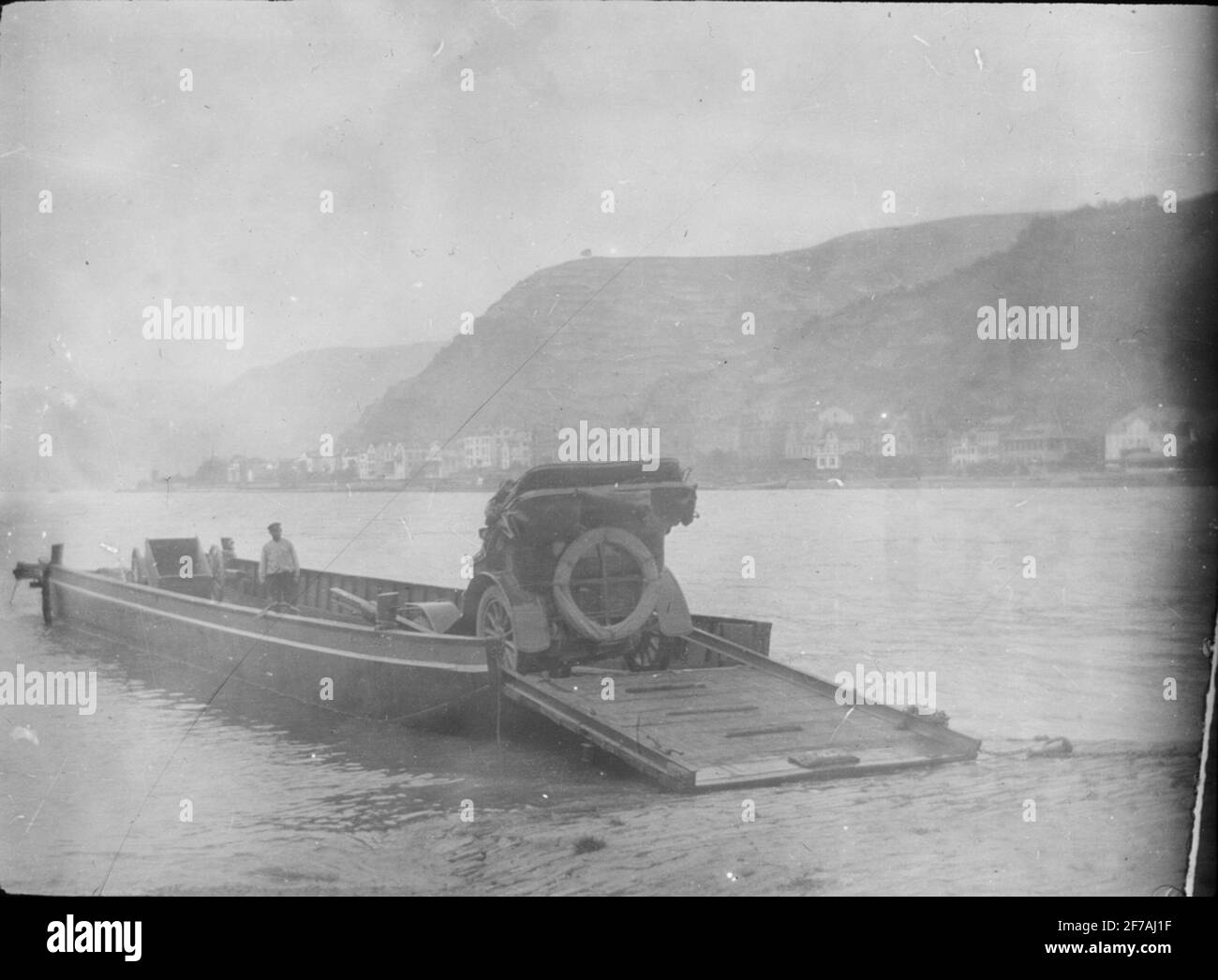 Ferry loading Black and White Stock Photos & Images - Alamy
