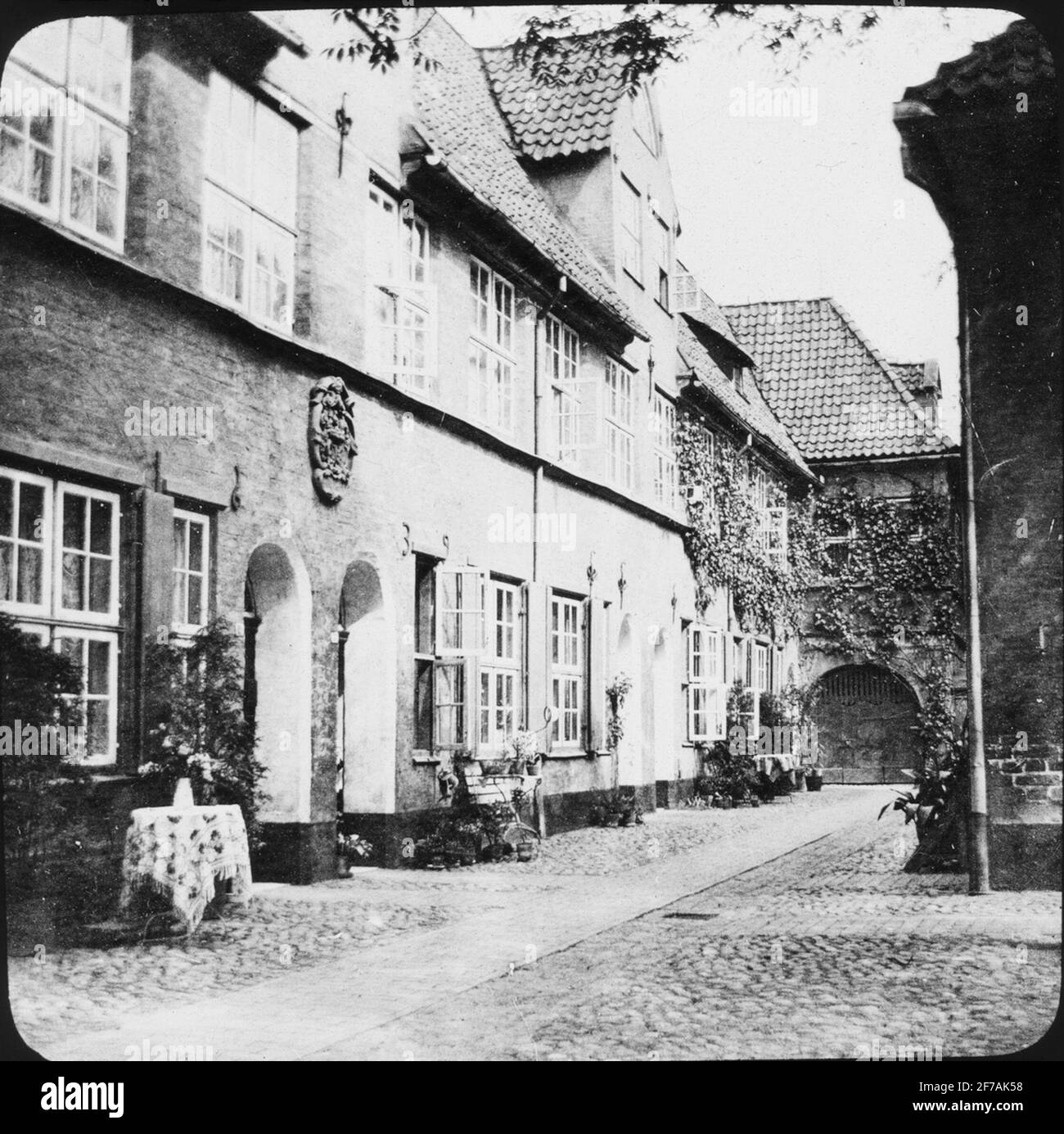 SkiopT icon with motifs from farm by the house FüchtingShof in Lübeck ...