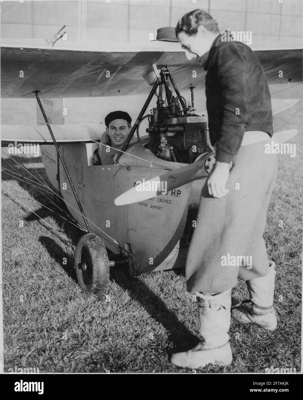 Stephen Appleby, who flew over the English channel in 35 minutes with ...
