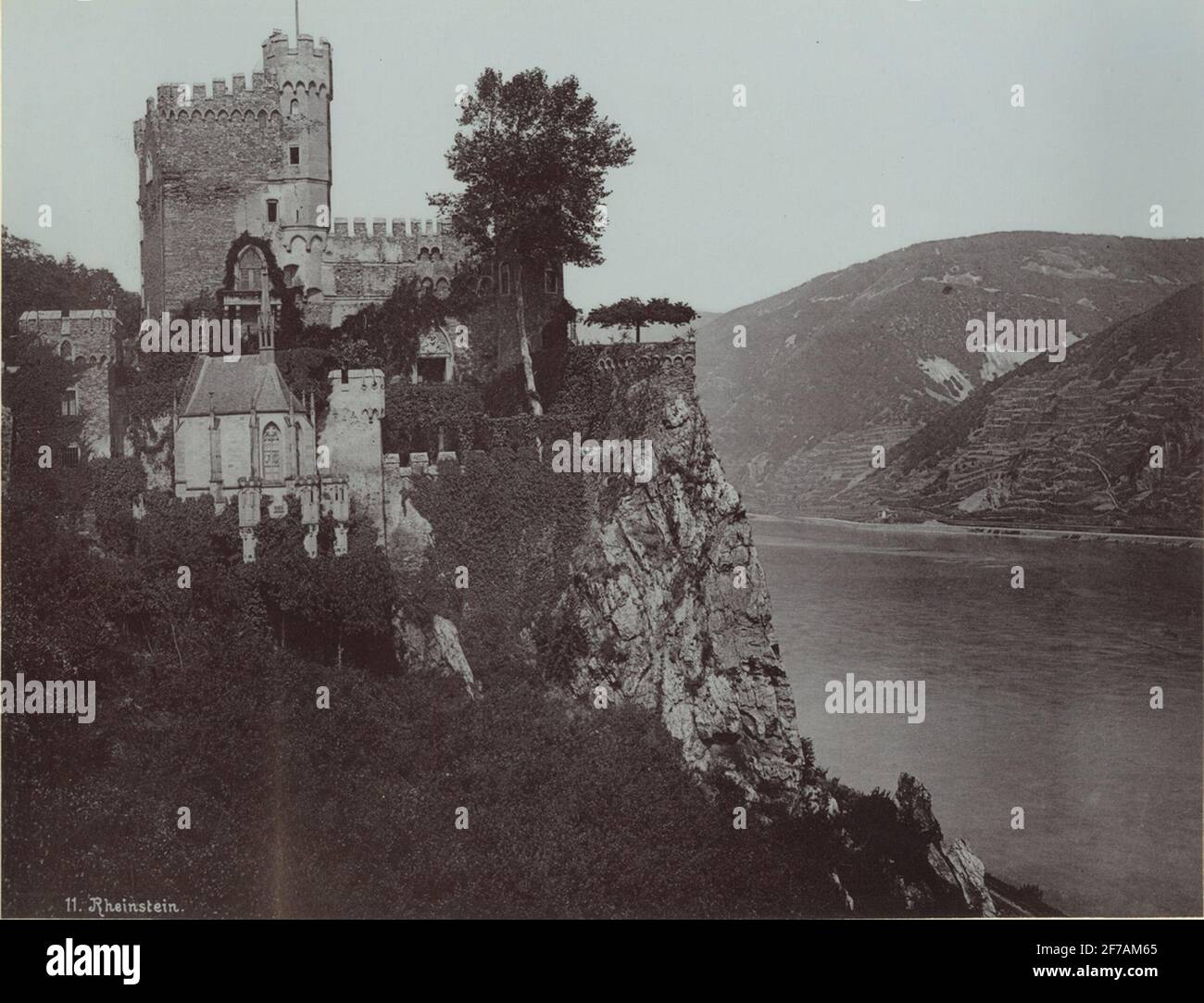 From Album: Foreign trip 1900 I. The castle Rheinstein, Burg Rheinstein ...