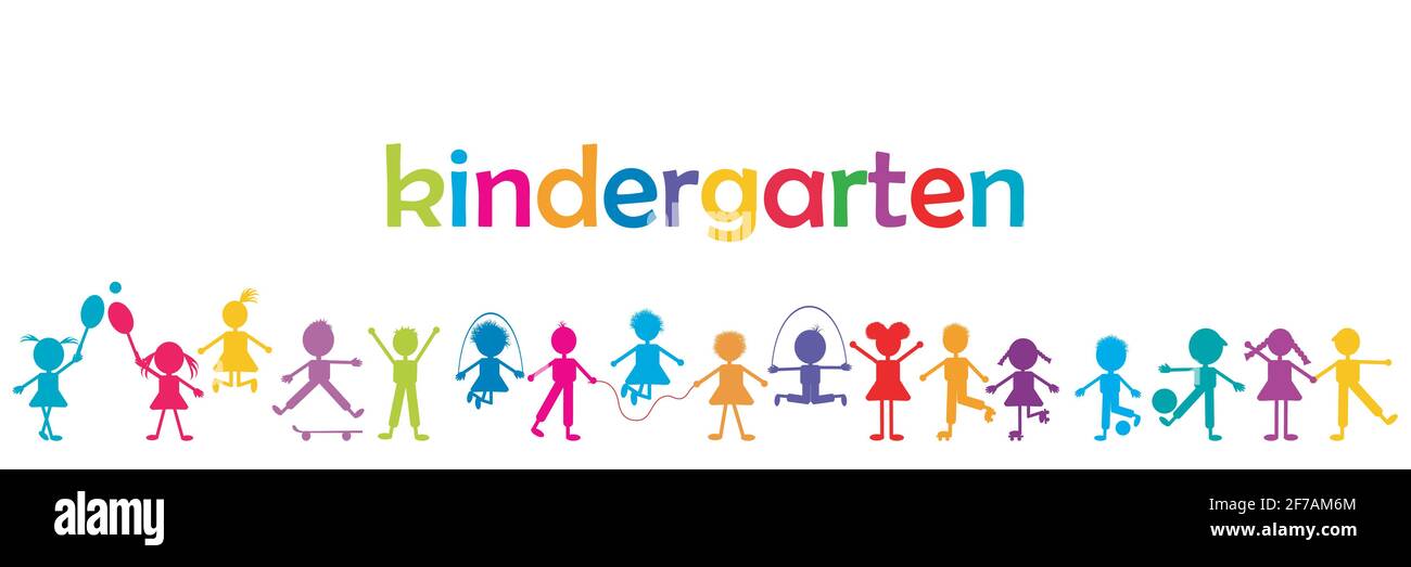 Education people kindergarten concept Stock Vector Images - Alamy