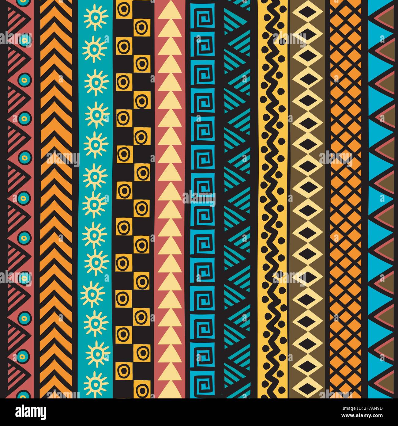 Geometrical ethnic vertical motifs background Stock Vector Image & Art ...