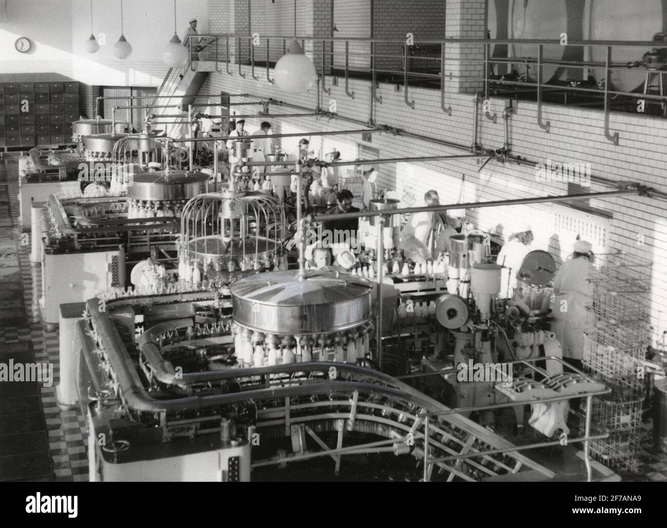 Vintage of consumer milk at the milk center, Stockholm Stock Photo - Alamy