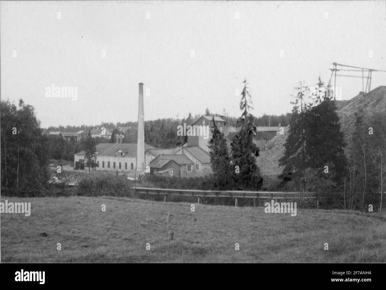 Paper factory in the set valley 1901 Stock Photo - Alamy