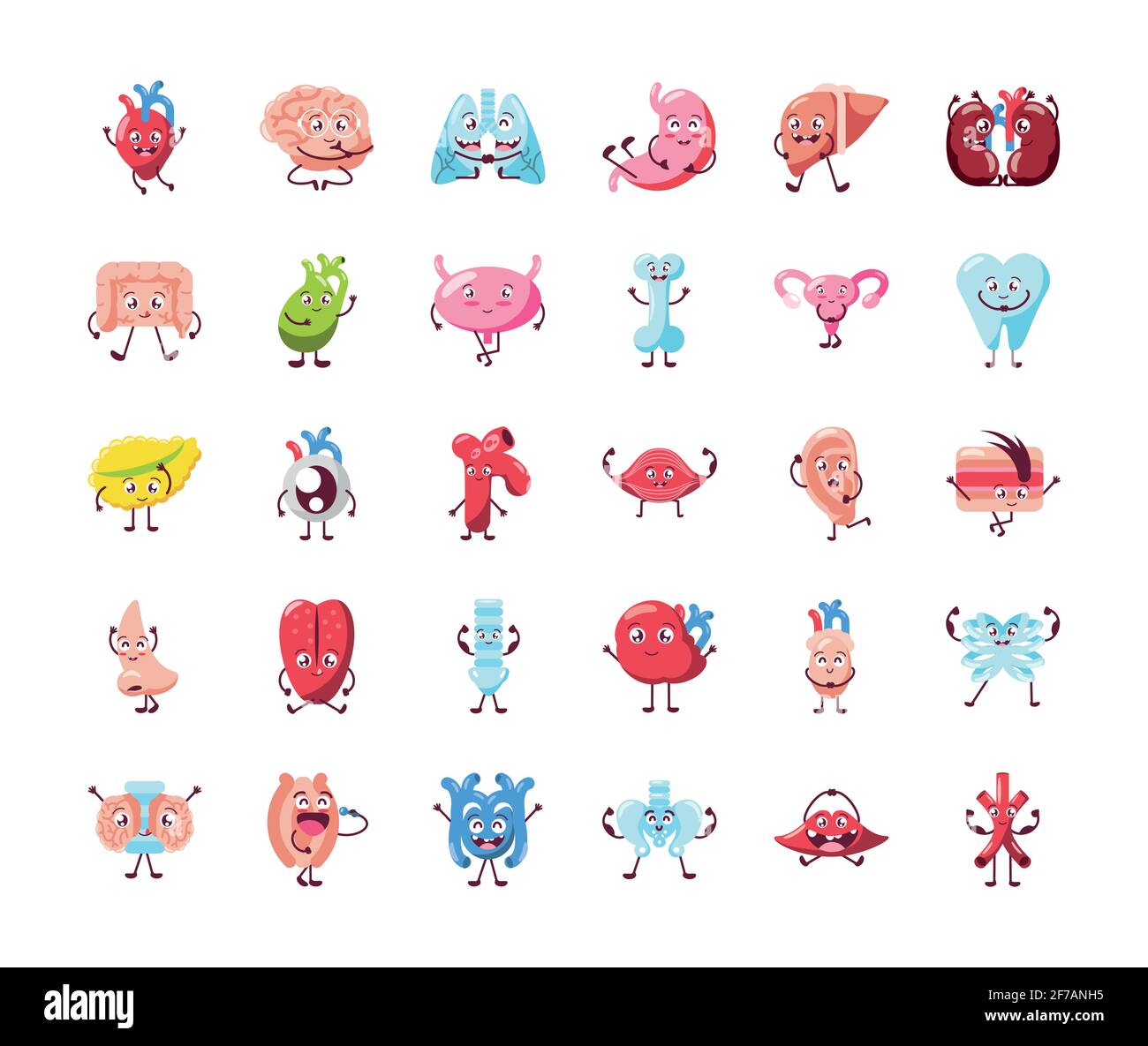 Internal human organs funny Cut Out Stock Images & Pictures - Alamy