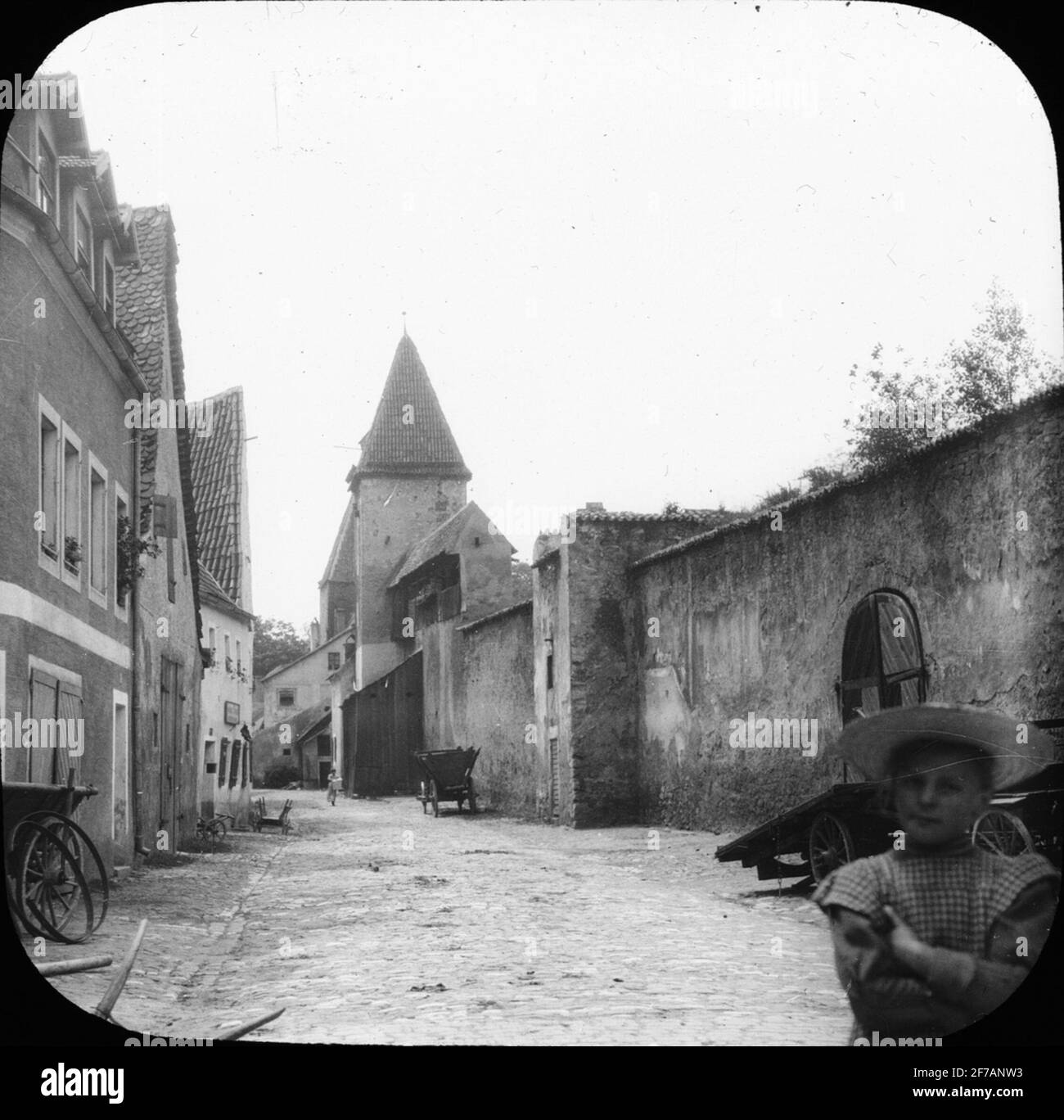 Girl on wall Black and White Stock Photos & Images - Alamy