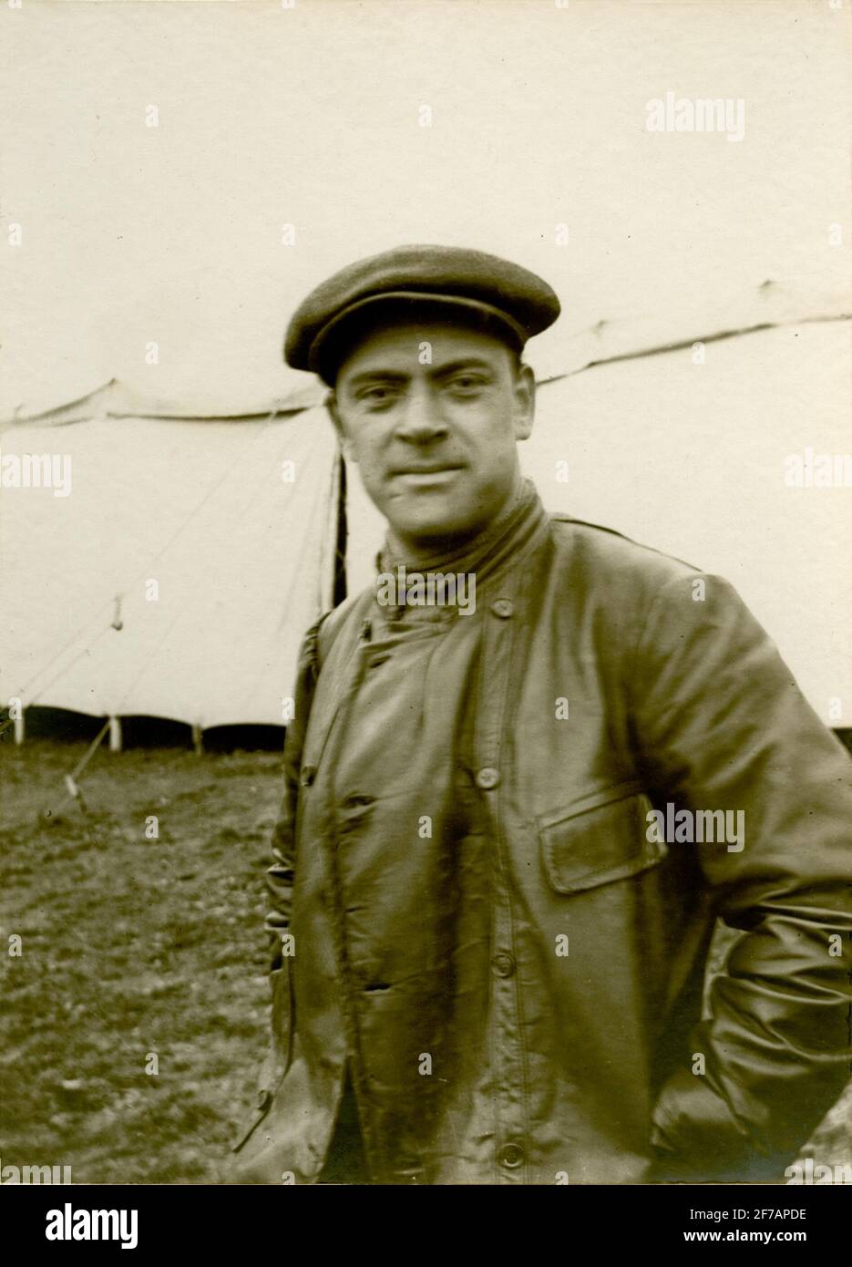 Brother Berger, aircrane designer.Arpeplayer Bror Berger built a single ...