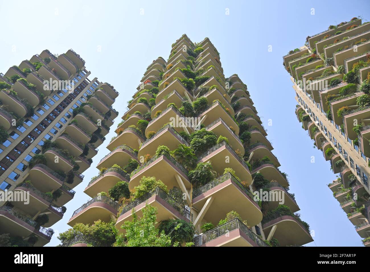 CHENGDU, CHINA - MARCH 29, 2021 - The first "vertical forest" community ...