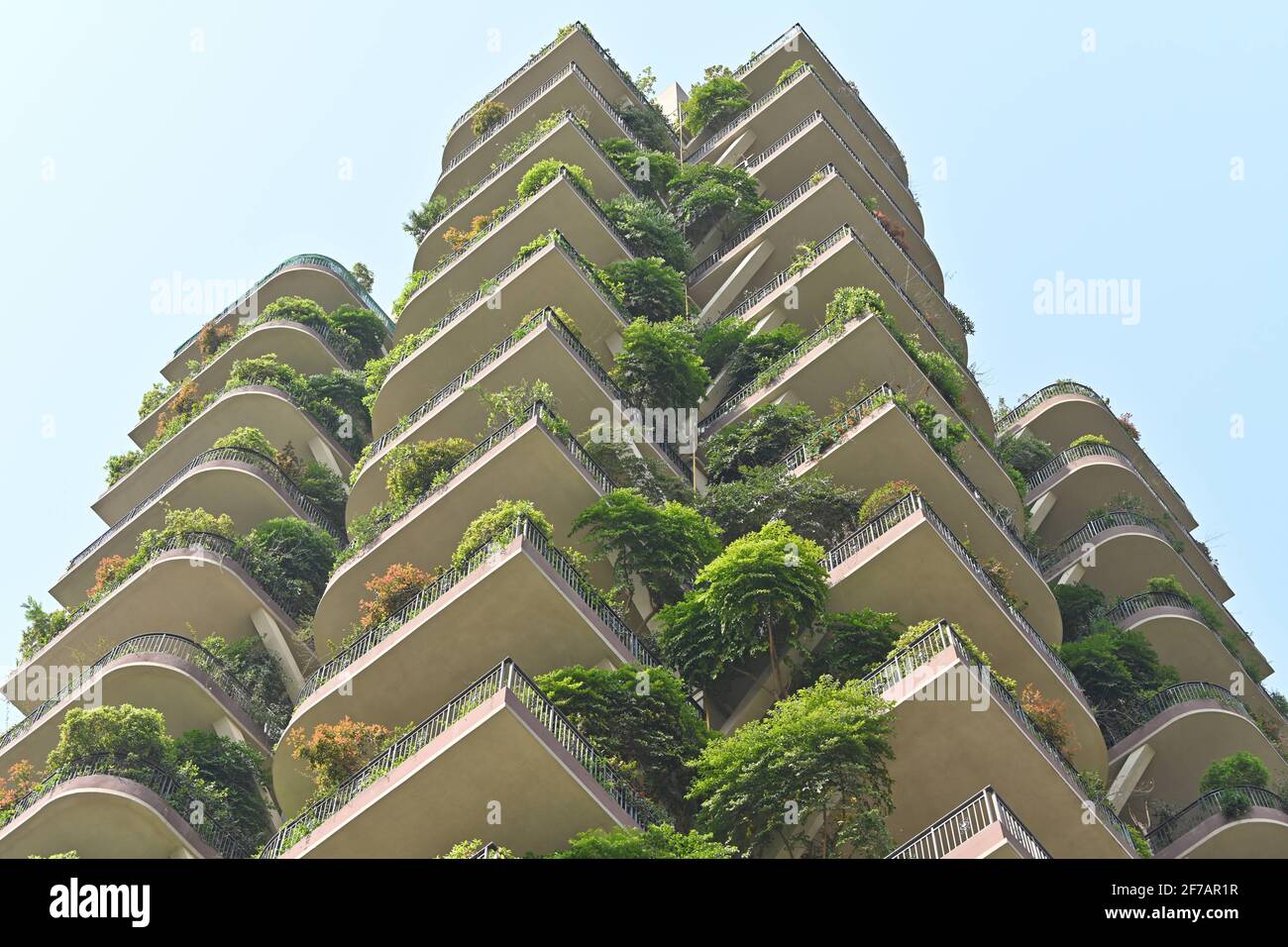 CHENGDU, CHINA - MARCH 29, 2021 - The first "vertical forest" community ...