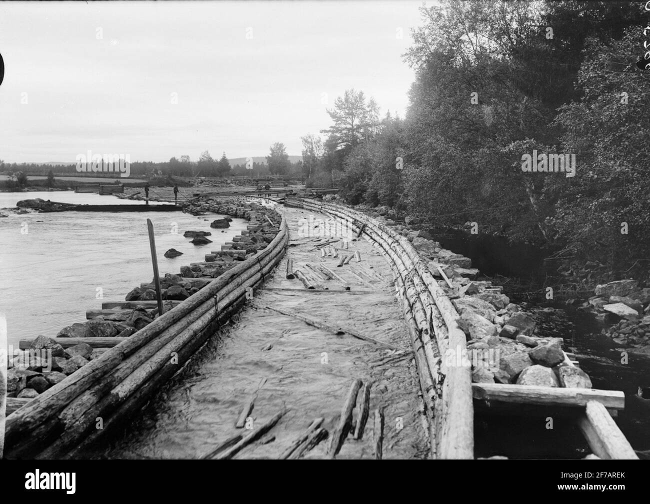 Timber Road at Borgeret, Sword Sea 1905 Stock Photo - Alamy
