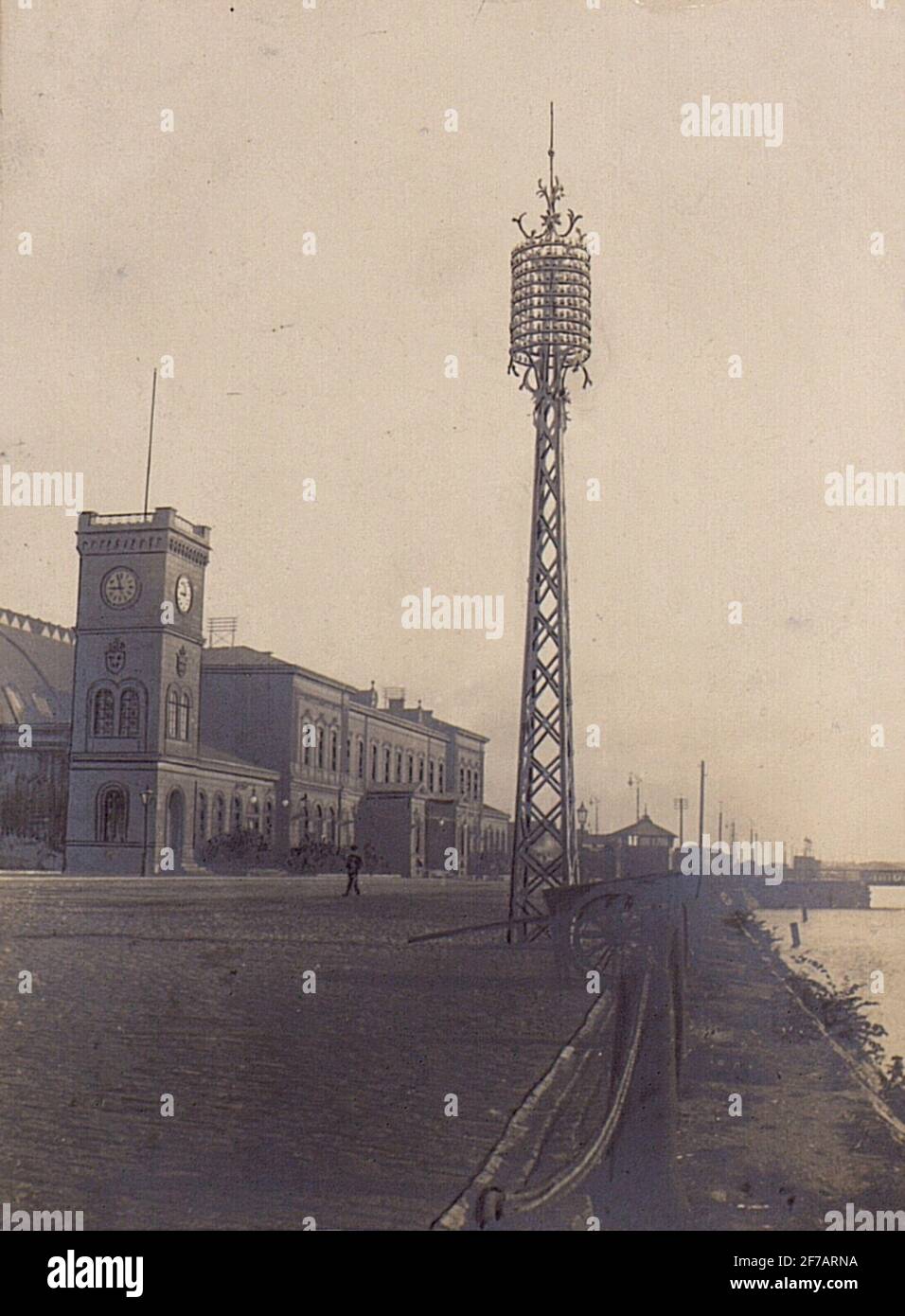 Malmö network and stations in 1890. The telephone Stock Photo - Alamy