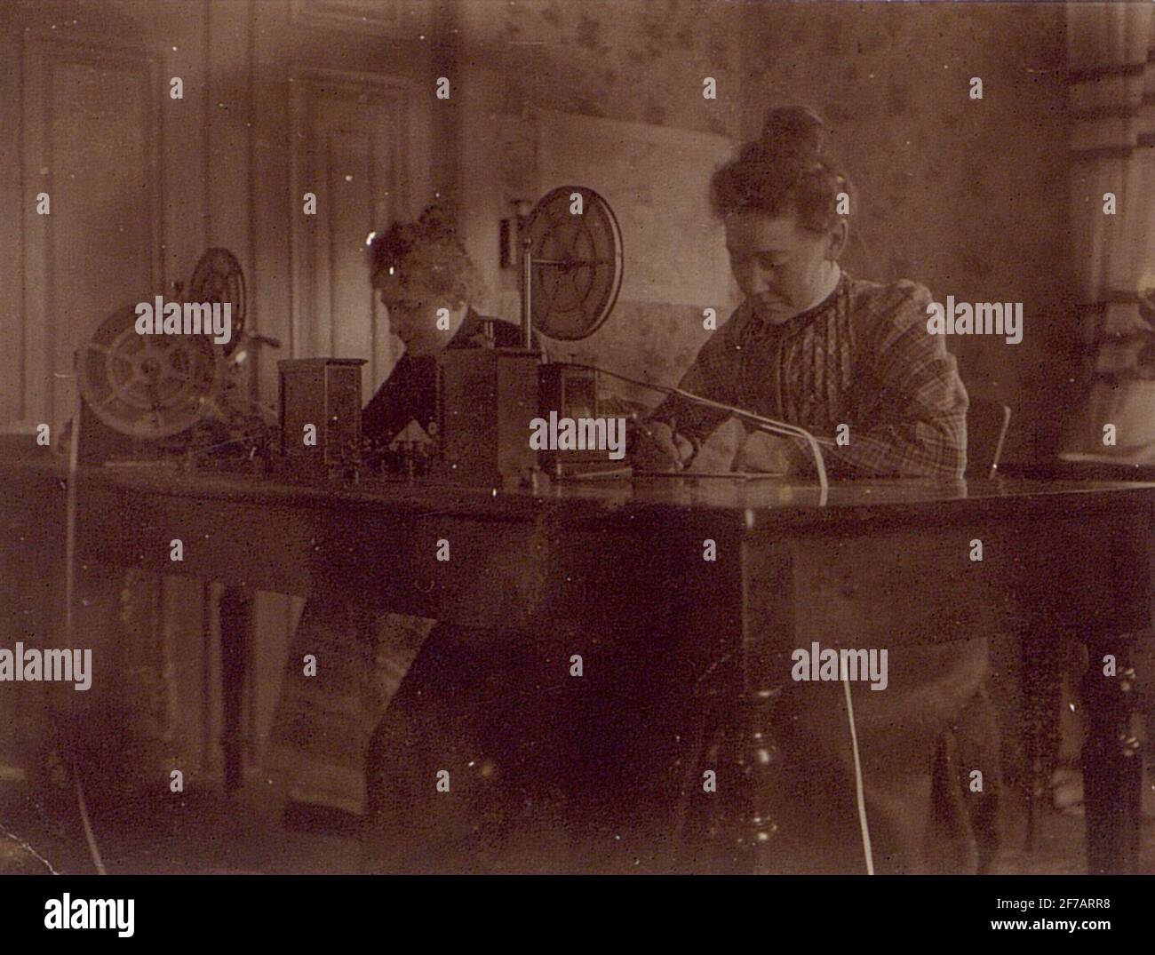 Boden's telephone network and stations in 1900. The telegraph table ...