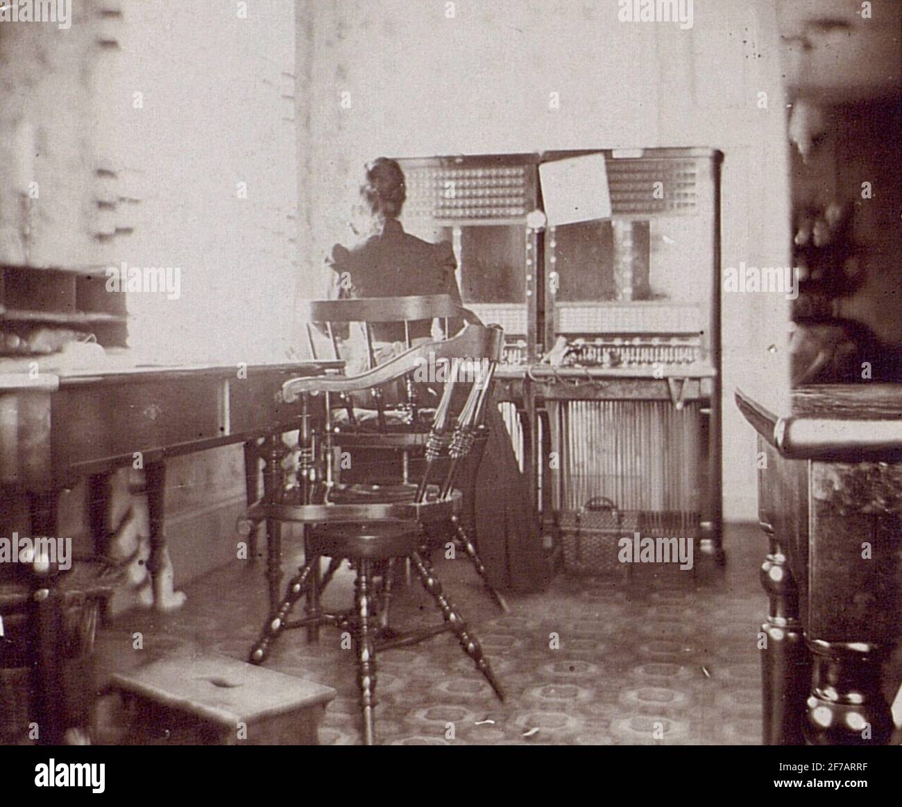 Boden's telephone network and stations. 1900. The telephone exchange ...